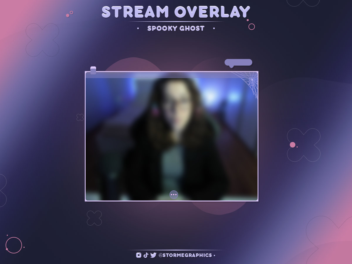 Animated Spooky Ghost Twitch Overlay: Halloween Stream Package - Etsy