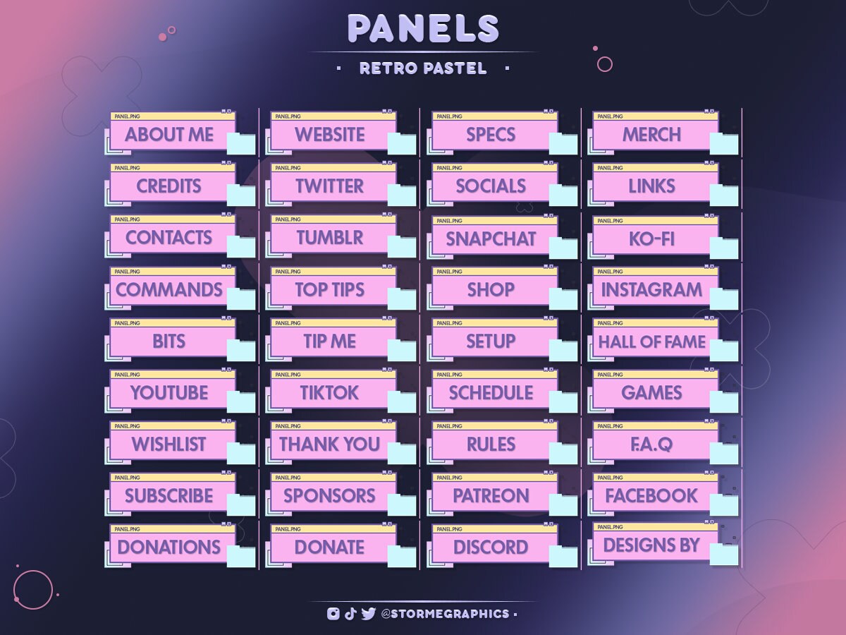 Animated 8bit Disk Overlay Computer Stream Package Windows Twitch Pack ...