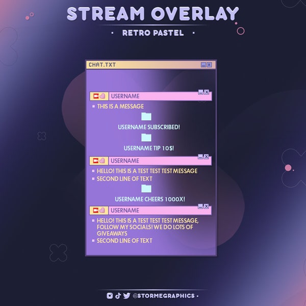 Y2k Chat Widget - Etsy