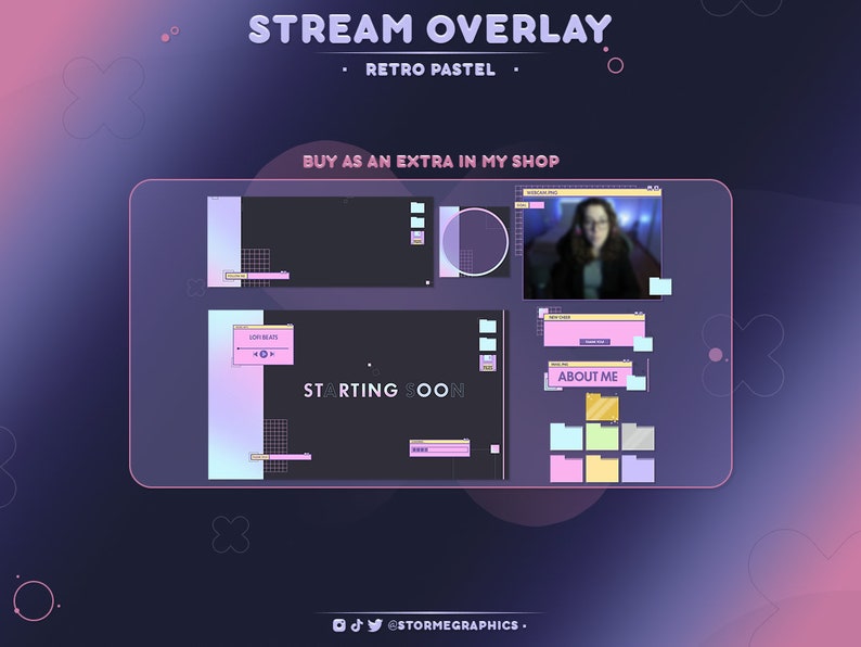 Retro 8bit Twitch Widget Chat | Computer Disk Streamelements Chat ...