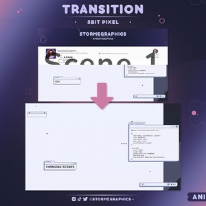 Animated 8bit Pixel Overlay | Computer Stream Package | Programer ...