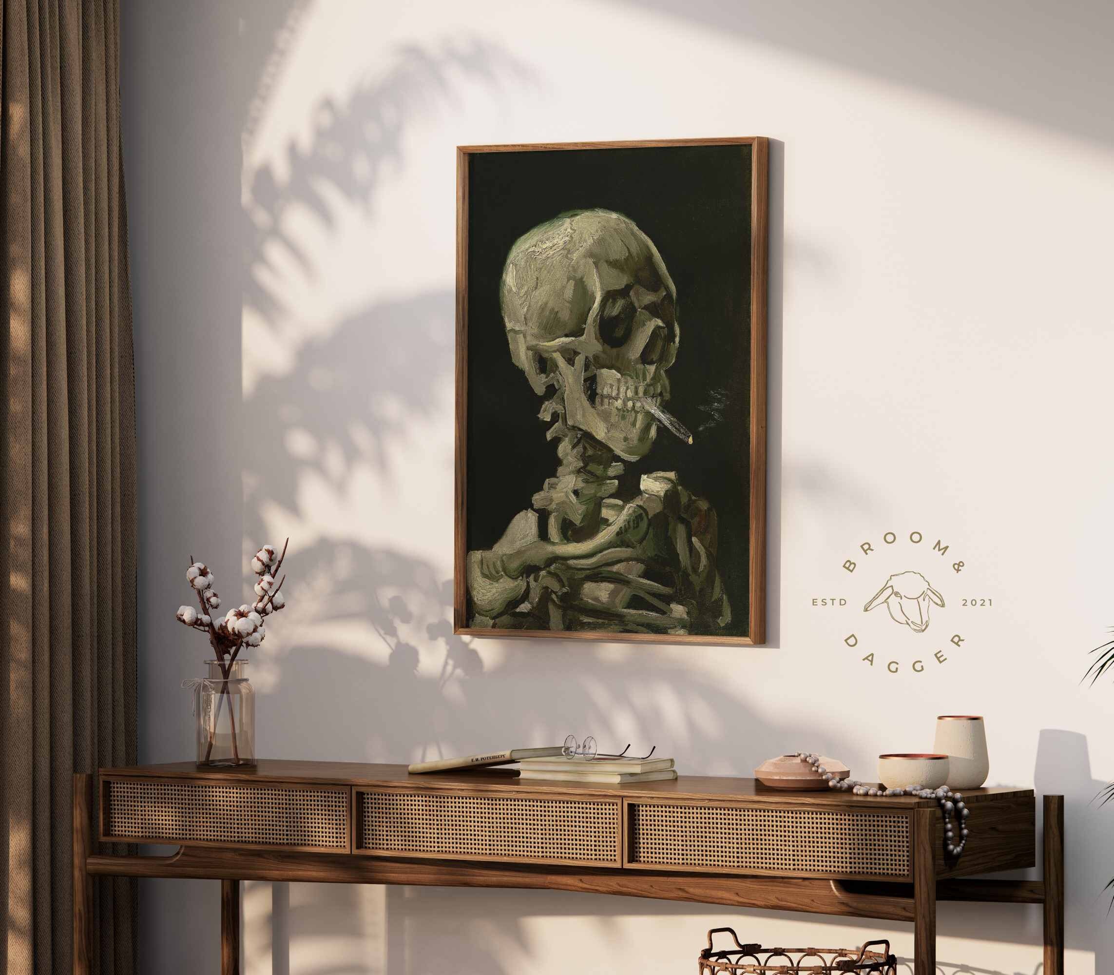 Skeleton Vintage Art Prints | Digital Download | Macabre Art | Vintage ...