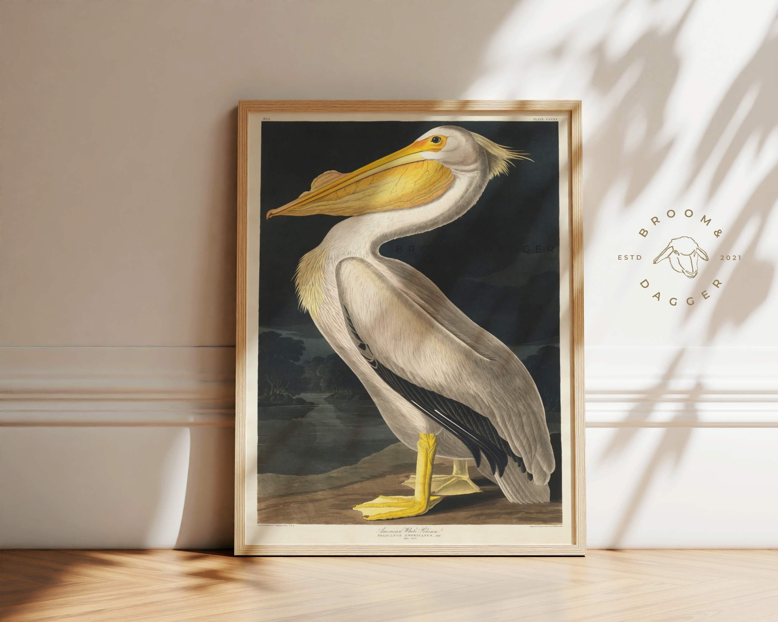 Pelican Vintage Art | Beachy Wall Art | Digital Download | Coastal Wall ...