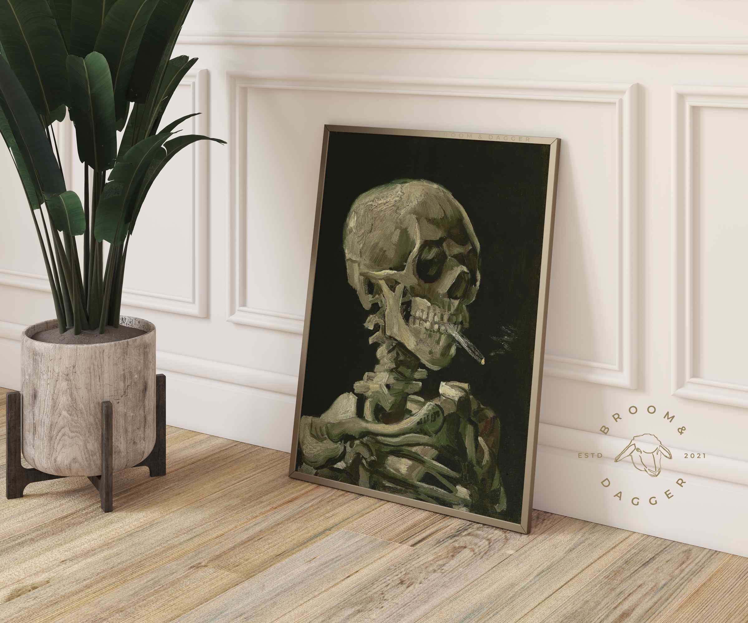 Skeleton Vintage Art Prints | Digital Download | Macabre Art | Vintage ...