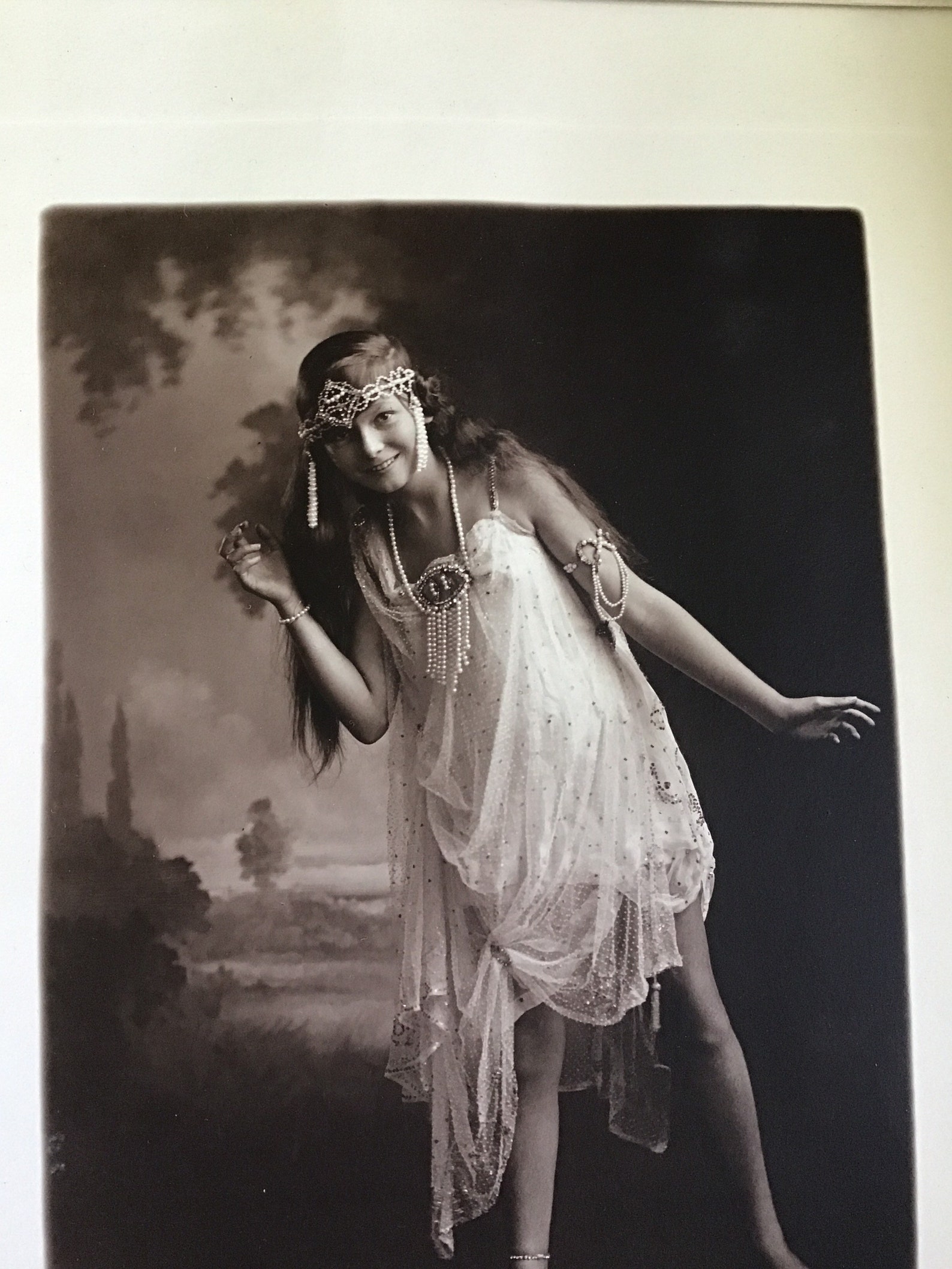 Photograph circa 1920 Ballet costume young girl pearls | Etsy