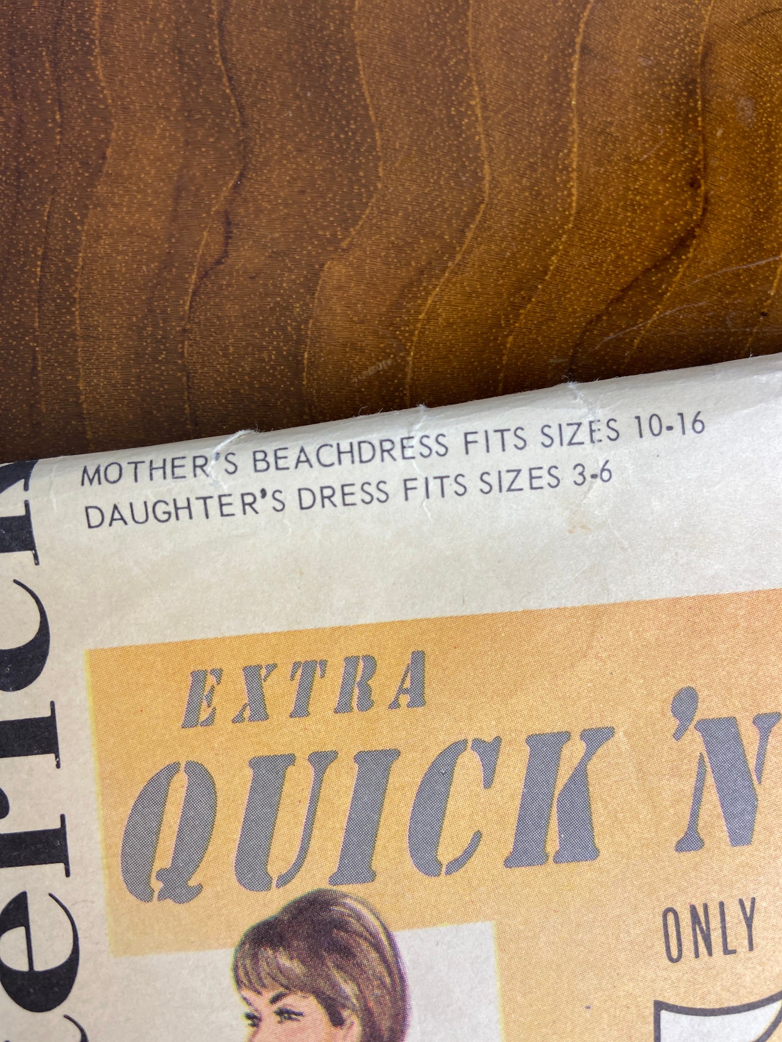 1960s Vintage Sewing Pattern Mother Daughter Matching Summer - Etsy