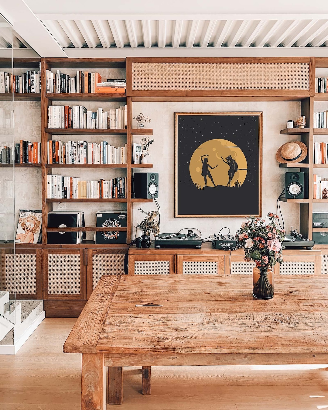 Moon Goddess, Pagan Decor, Wiccan Wall Decor, Celestial Decor, Witch ...