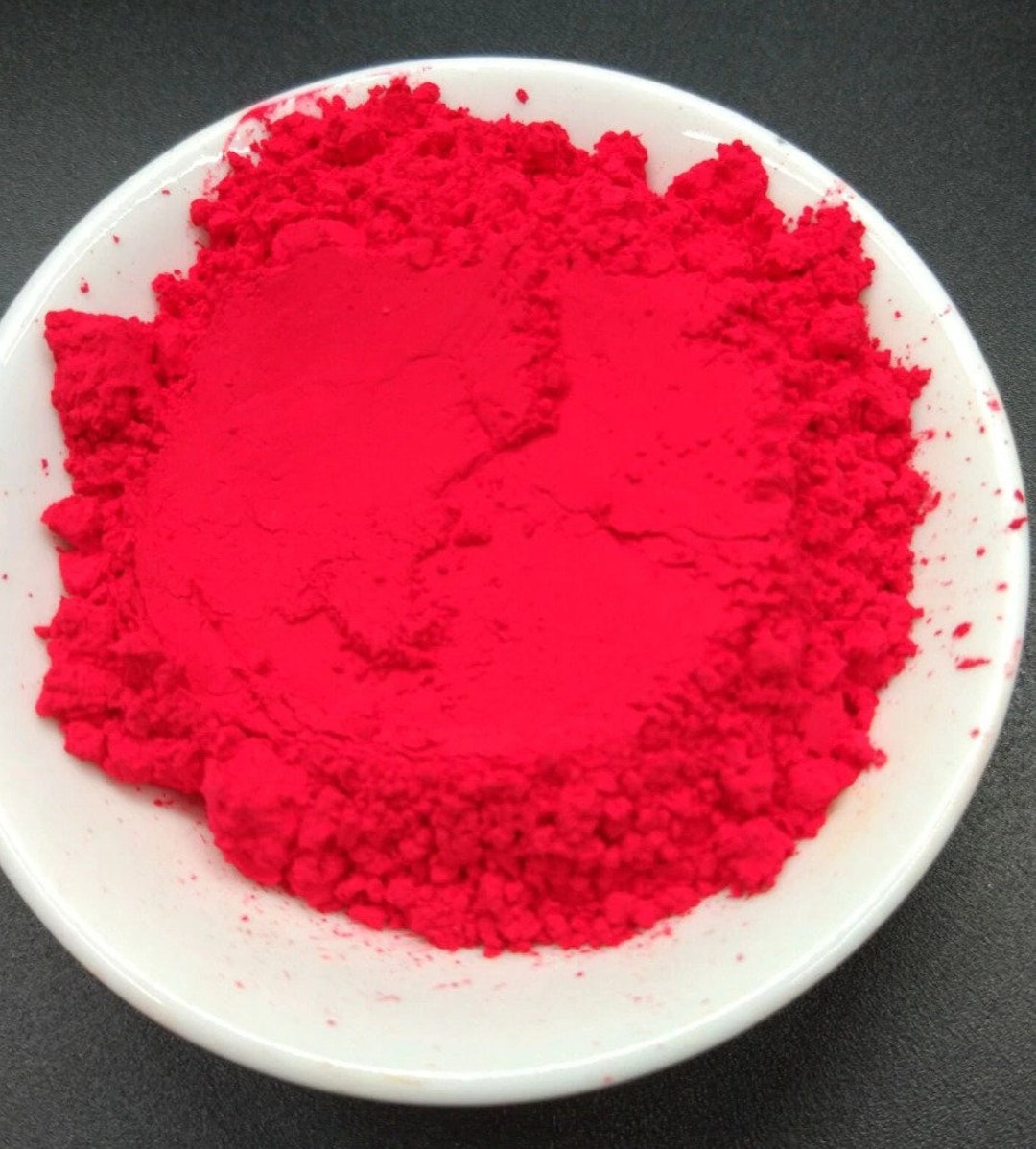 Ruby Red Neon Fluorescent Mica Pigment Powder 3g-150g, Epoxy Resin ...