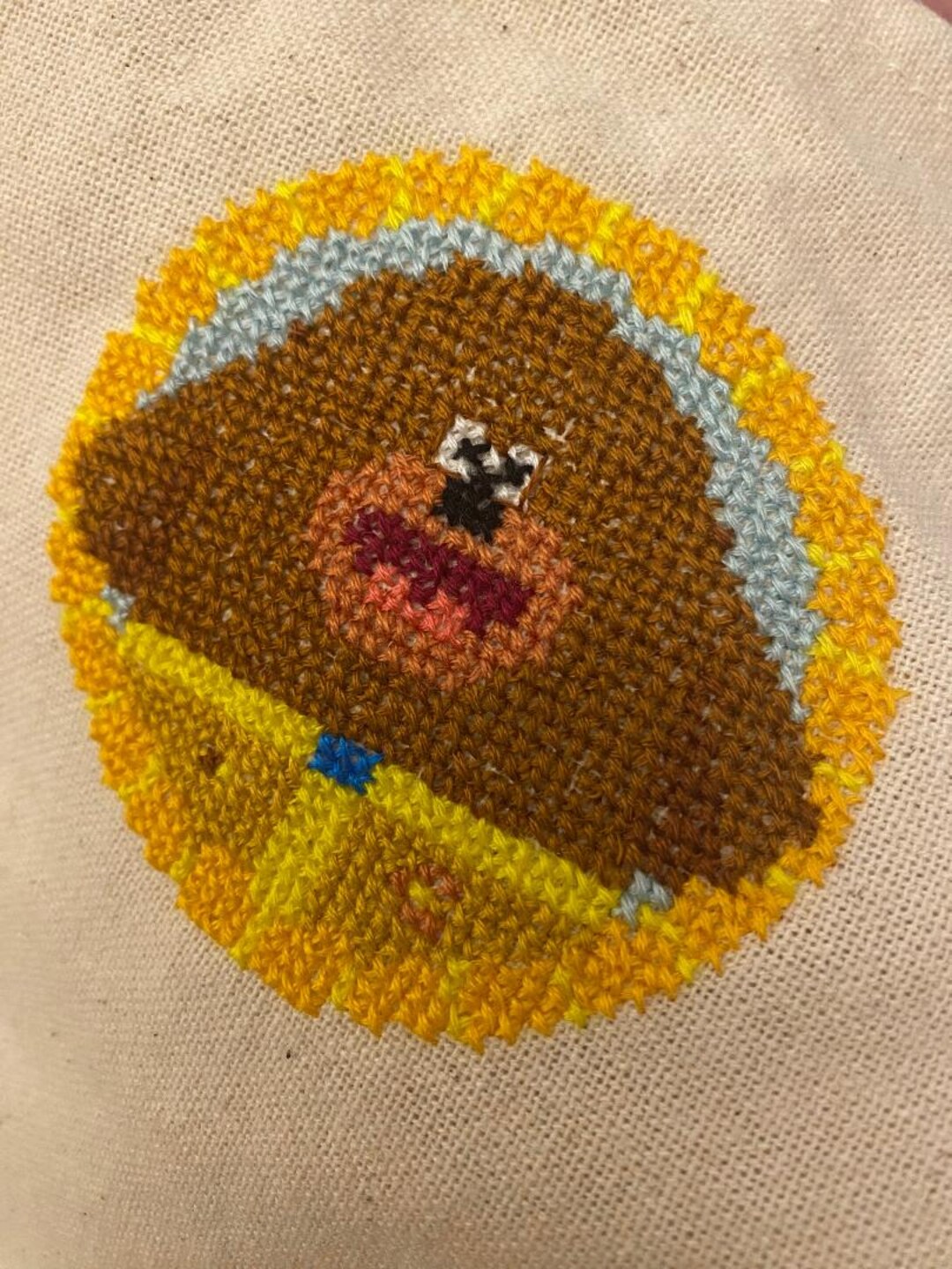 Hey Duggee Cross Stitch Badge Motif - Etsy