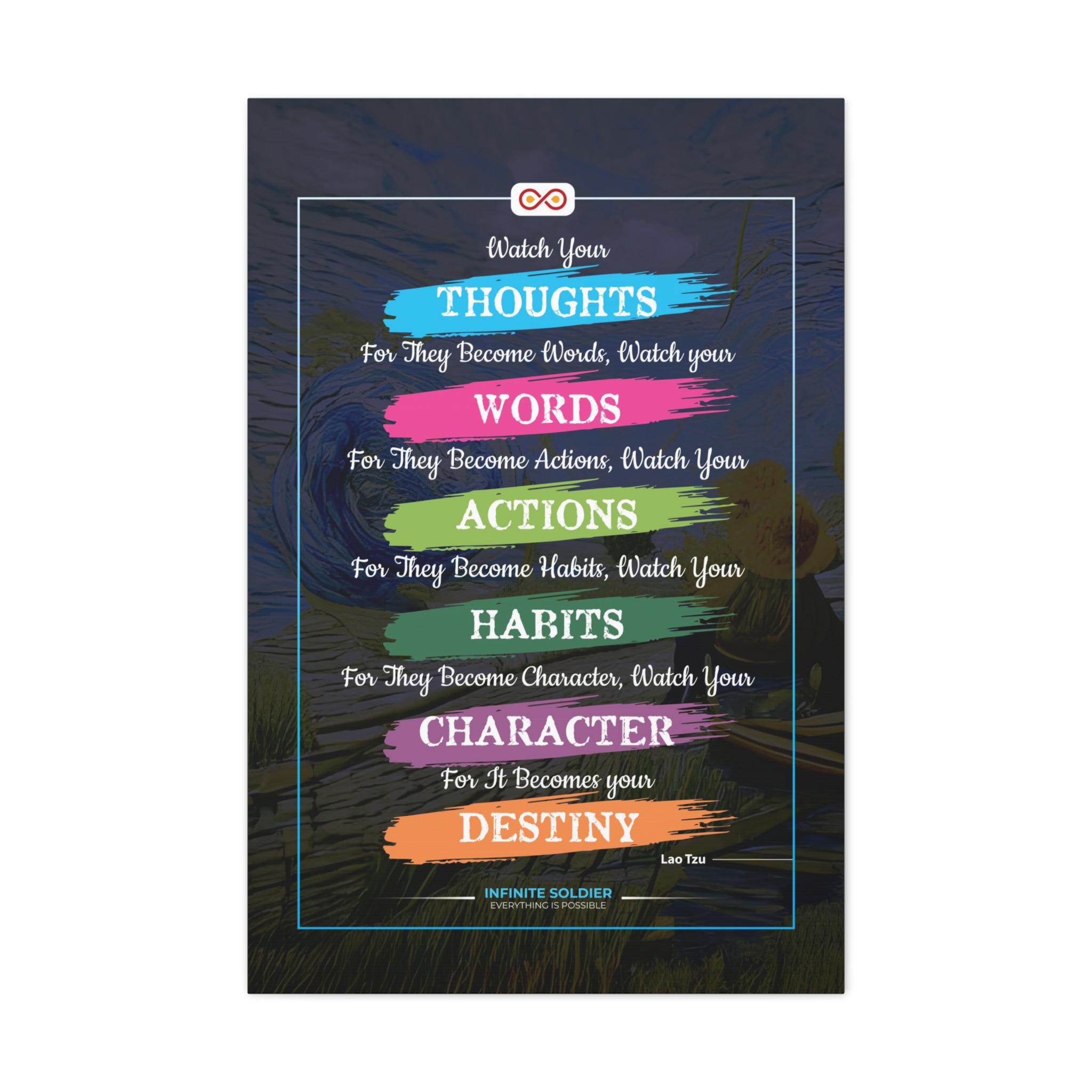 Watch Your Words Poster - 6 - Etsy