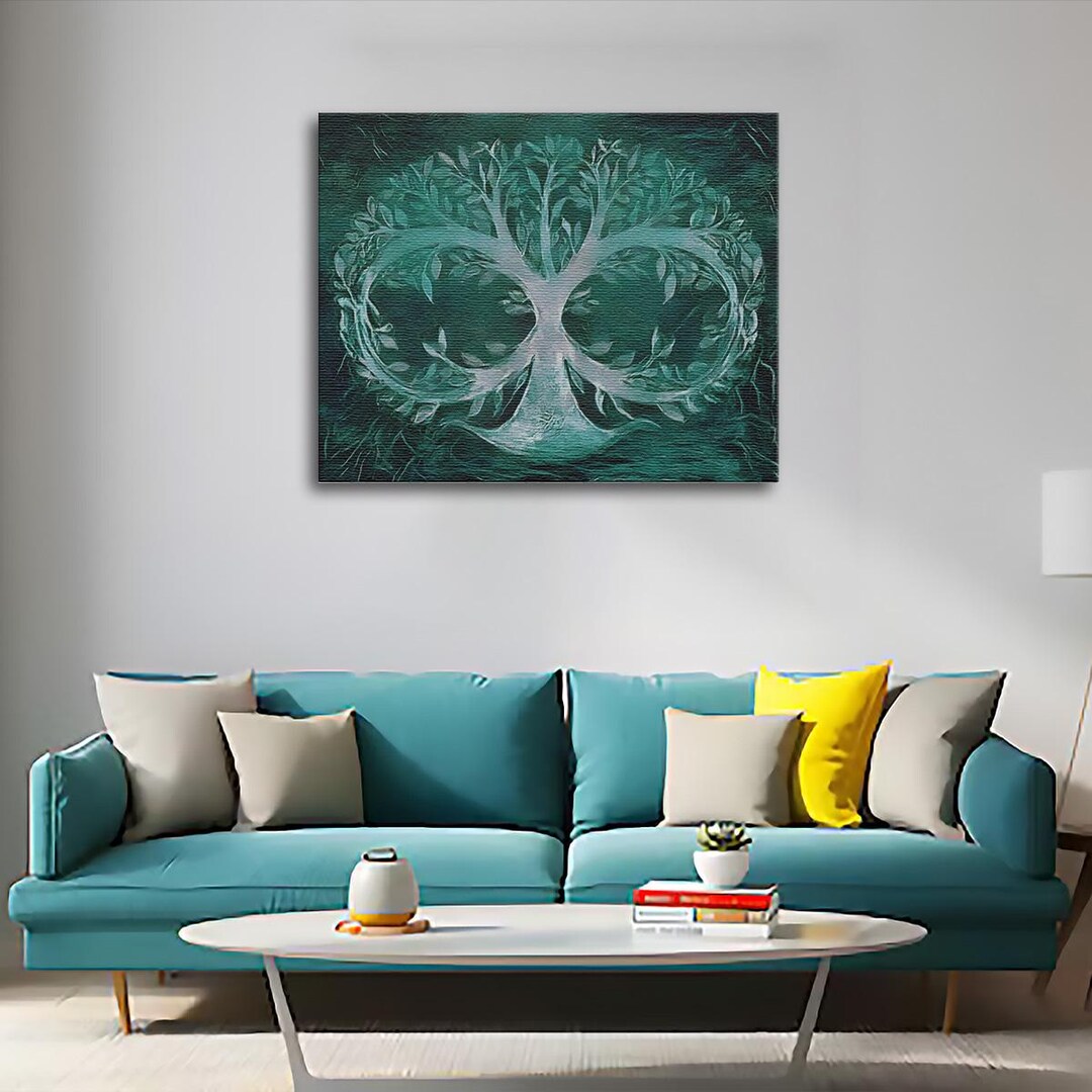 Infinity Tree of Life - Forrest Green Wall Decor Infinity Wall Art ...