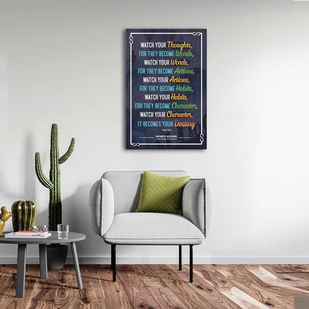 Watch Your Words Poster - 7 - Etsy