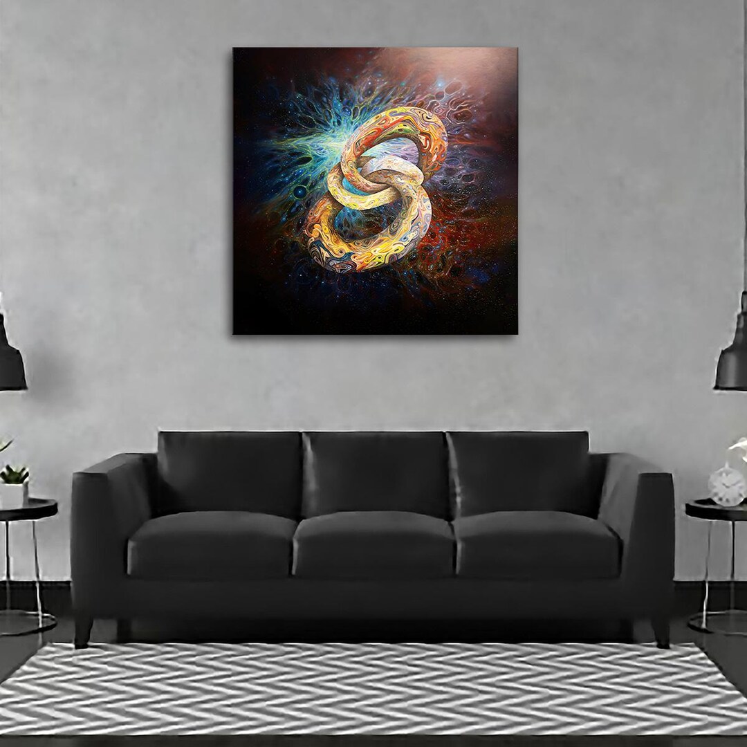 Infinite Fusion Abstract Infinity Symbol Poster Cosmic Energy Art ...