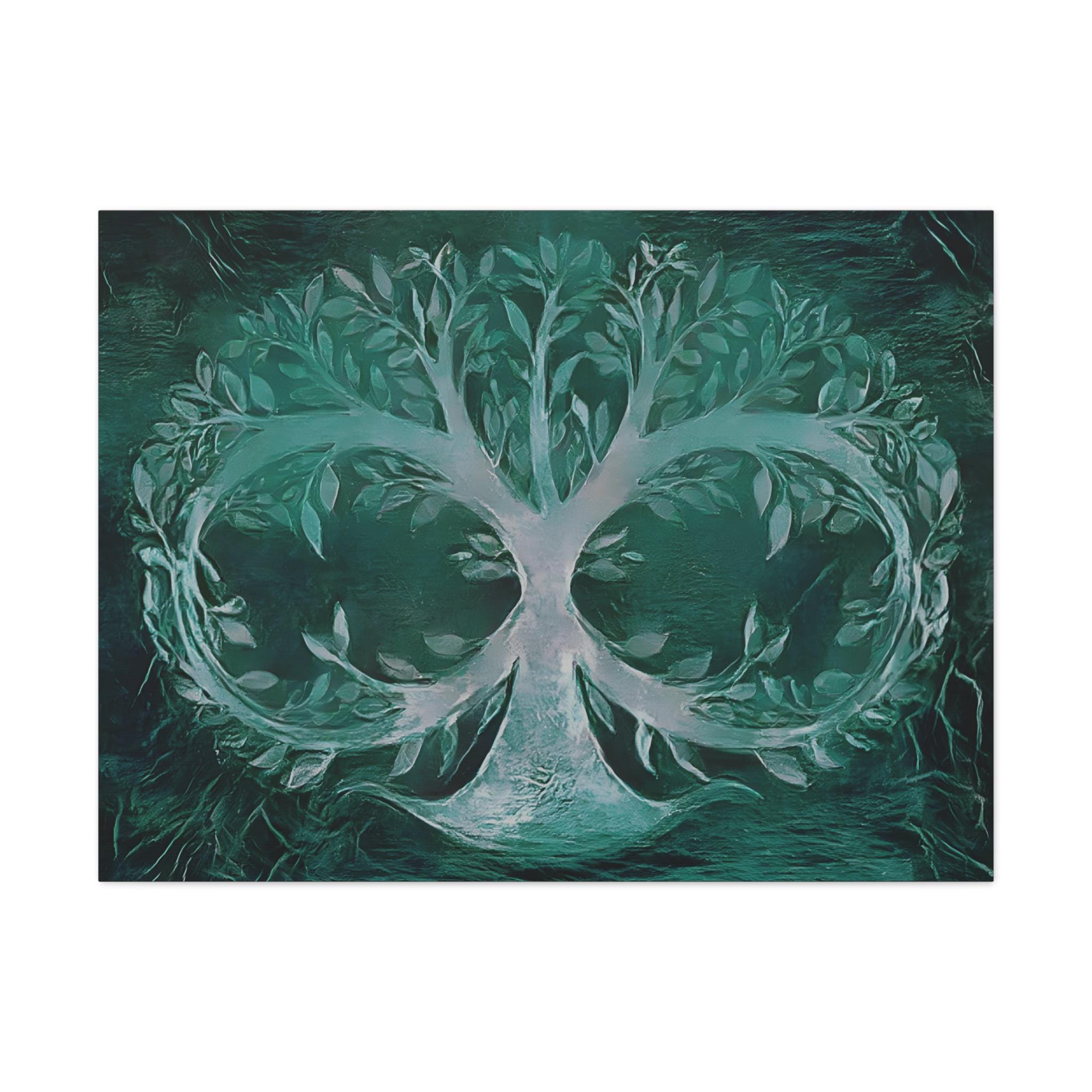 Infinity Tree of Life - Forrest Green Wall Decor Infinity Wall Art ...