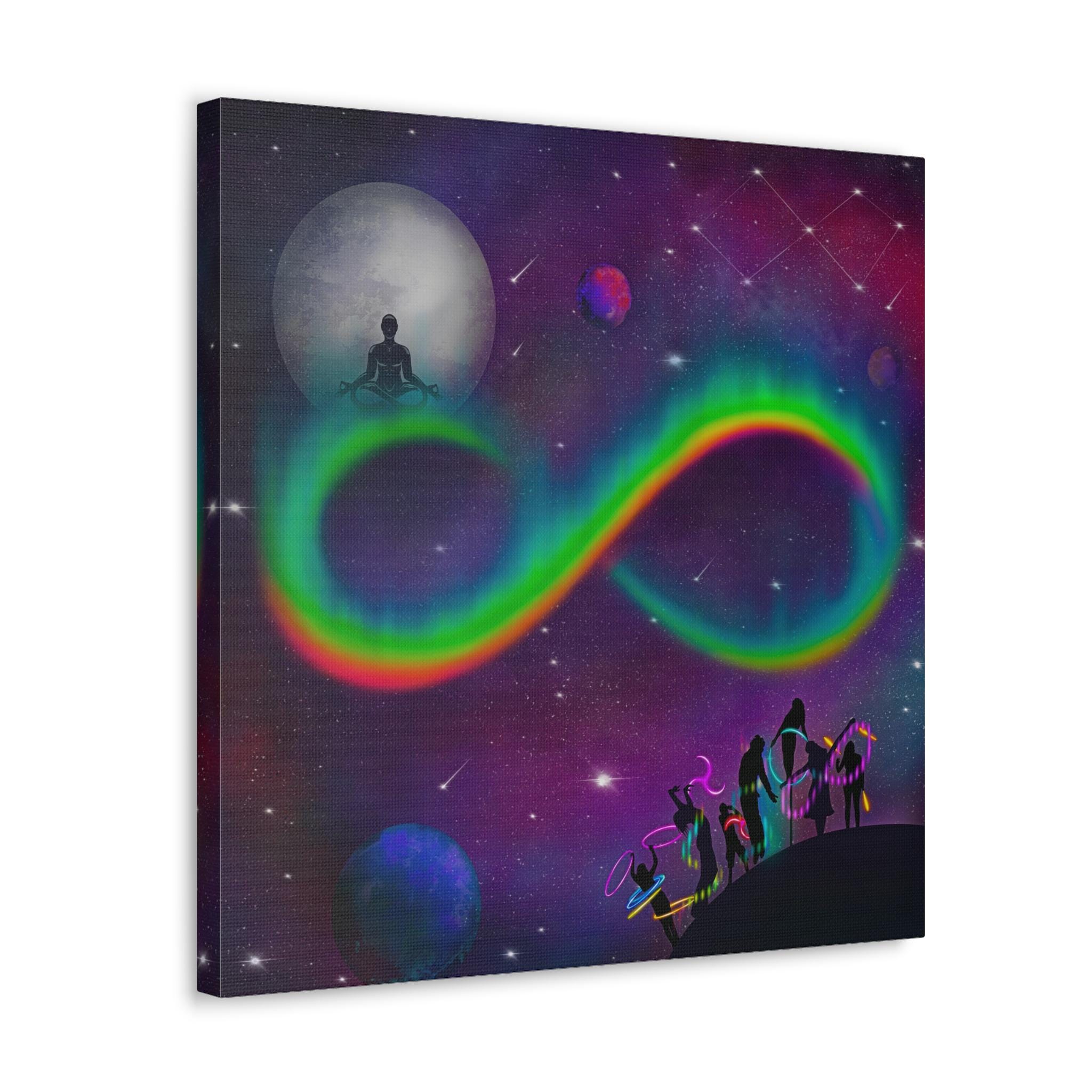 Infinity Flow Arts Canvas Painting, Canvas Art Print, Wall Decor ...