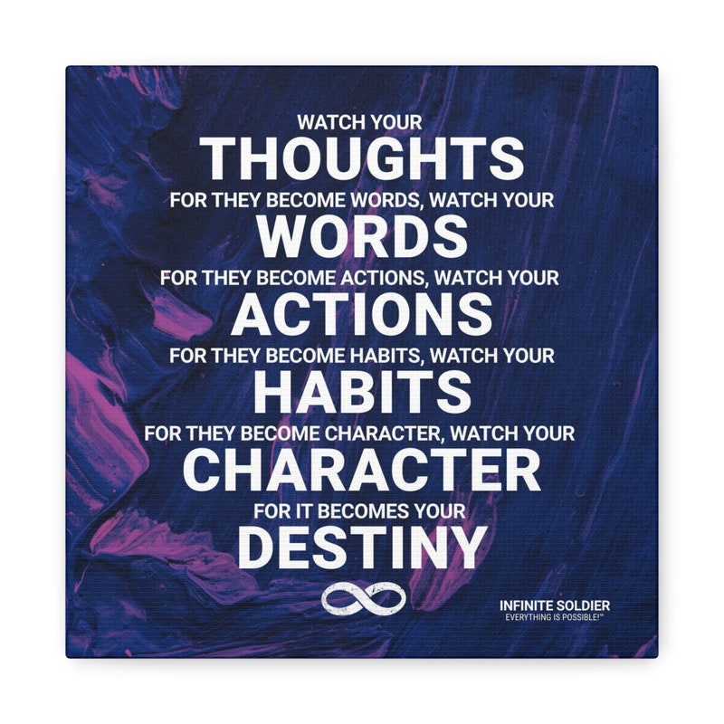 Watch Your Thoughts - Etsy