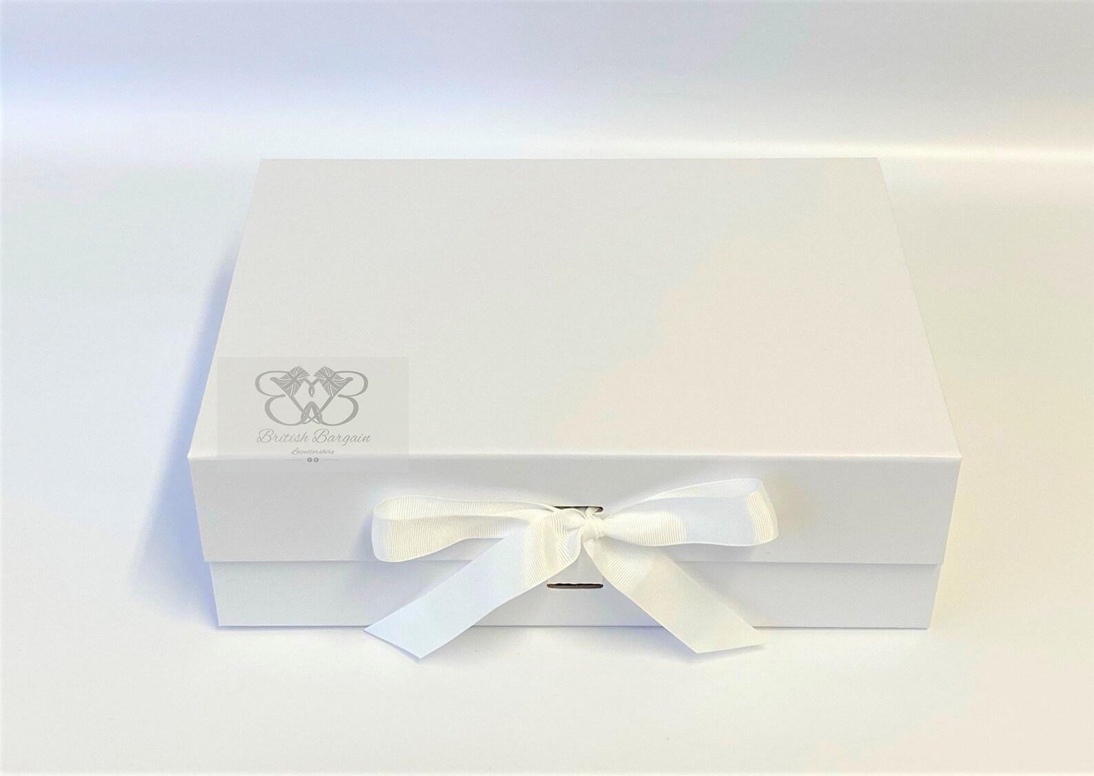 Large White Gift Box With Ribbon Luxury Rose Gold Gift Box - Etsy UK