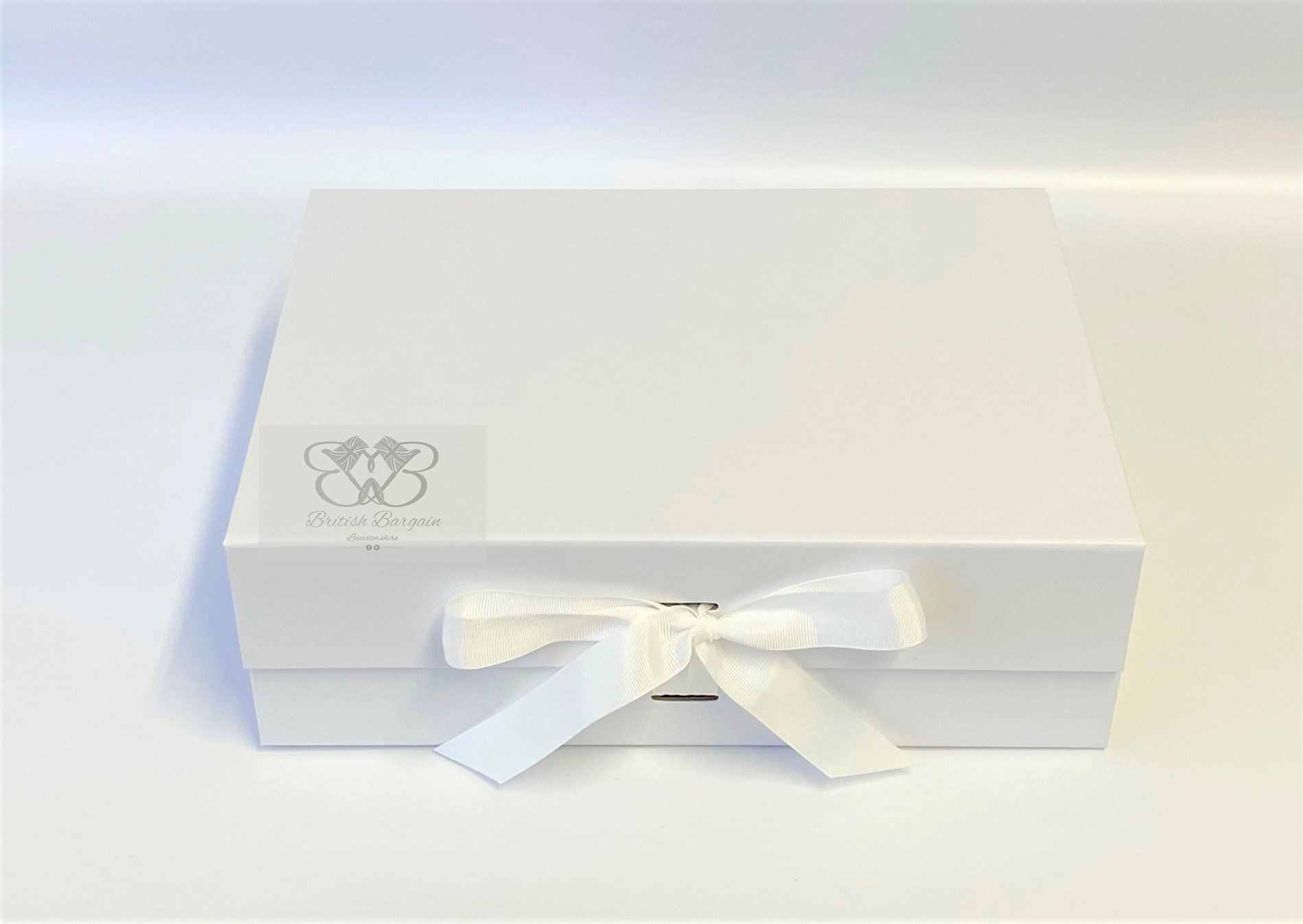 Large White Gift Box With Ribbon Luxury Rose Gold Gift Box - Etsy UK