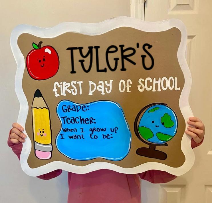 First Day of School Mini Banner - Etsy