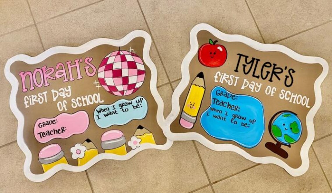 First Day of School Mini Banner - Etsy