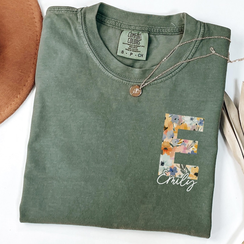 Monogram Tshirts - Etsy