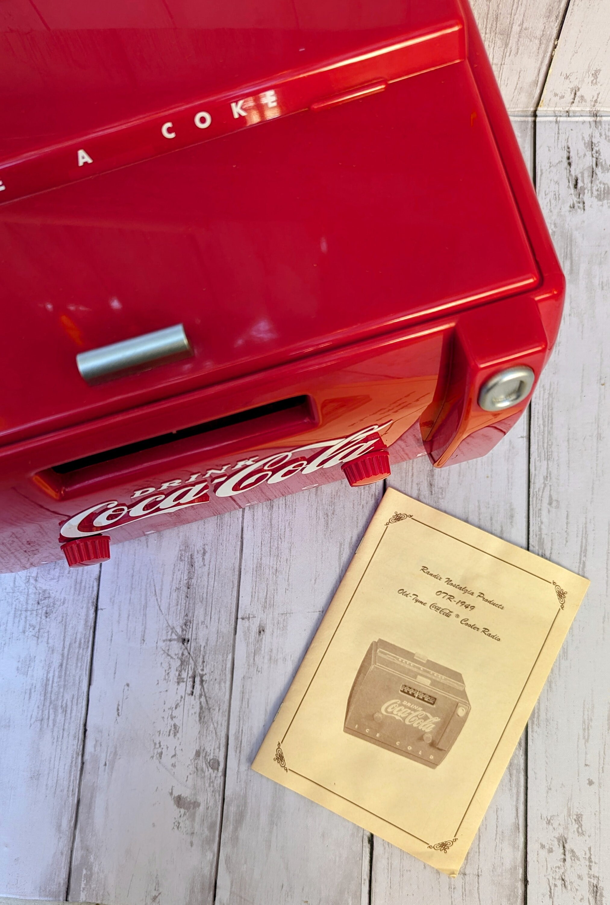 Vintage Coca-cola Cooler Portable AM/FM Radio & CD Player - Etsy