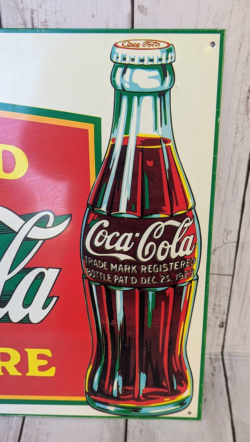 Vintage Coca Cola 1989 Coke Signs - Etsy