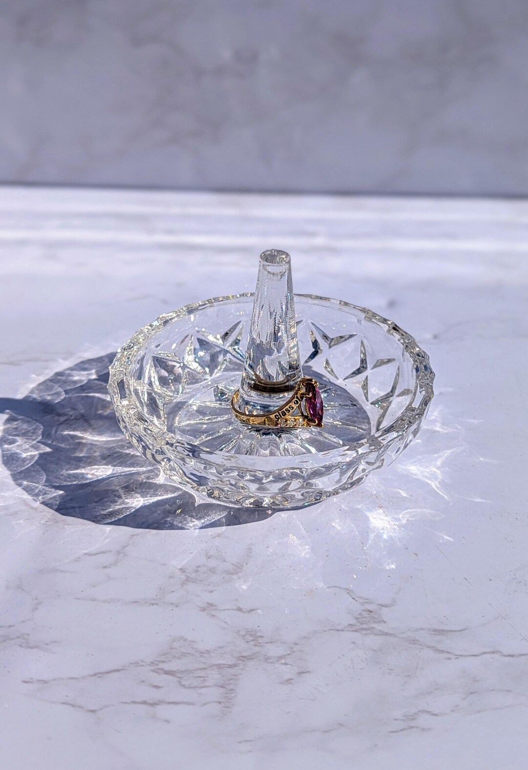 Vintage Crystal Ring Holders - Etsy