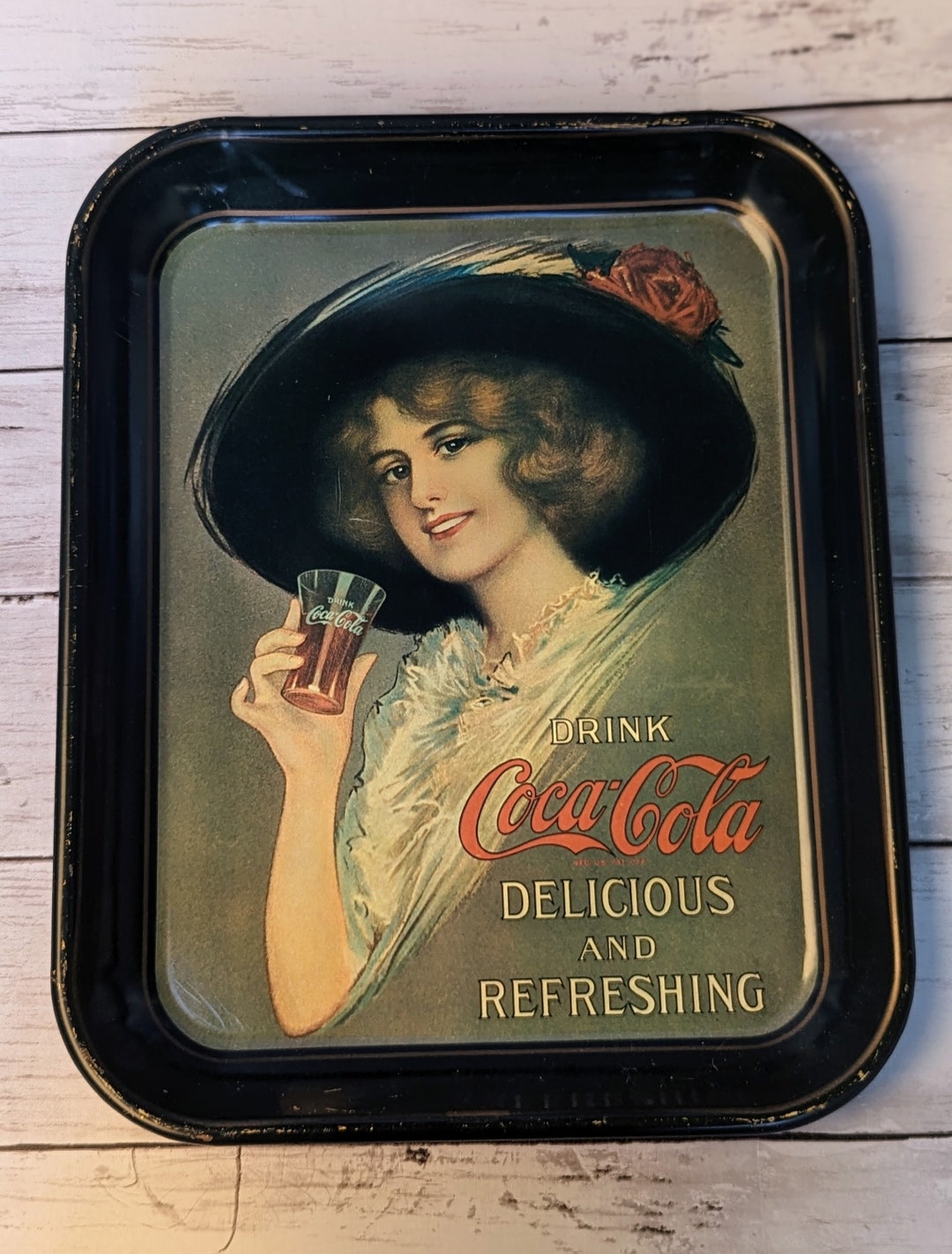 Vintage Coca Cola Metal Trays 1970's - Etsy