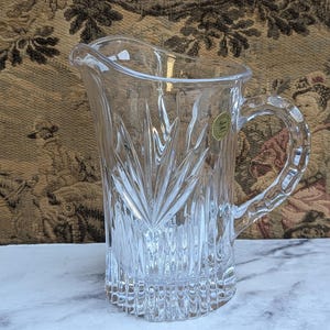Vintage Princess House Lead Crystal Pitcher - Etsy