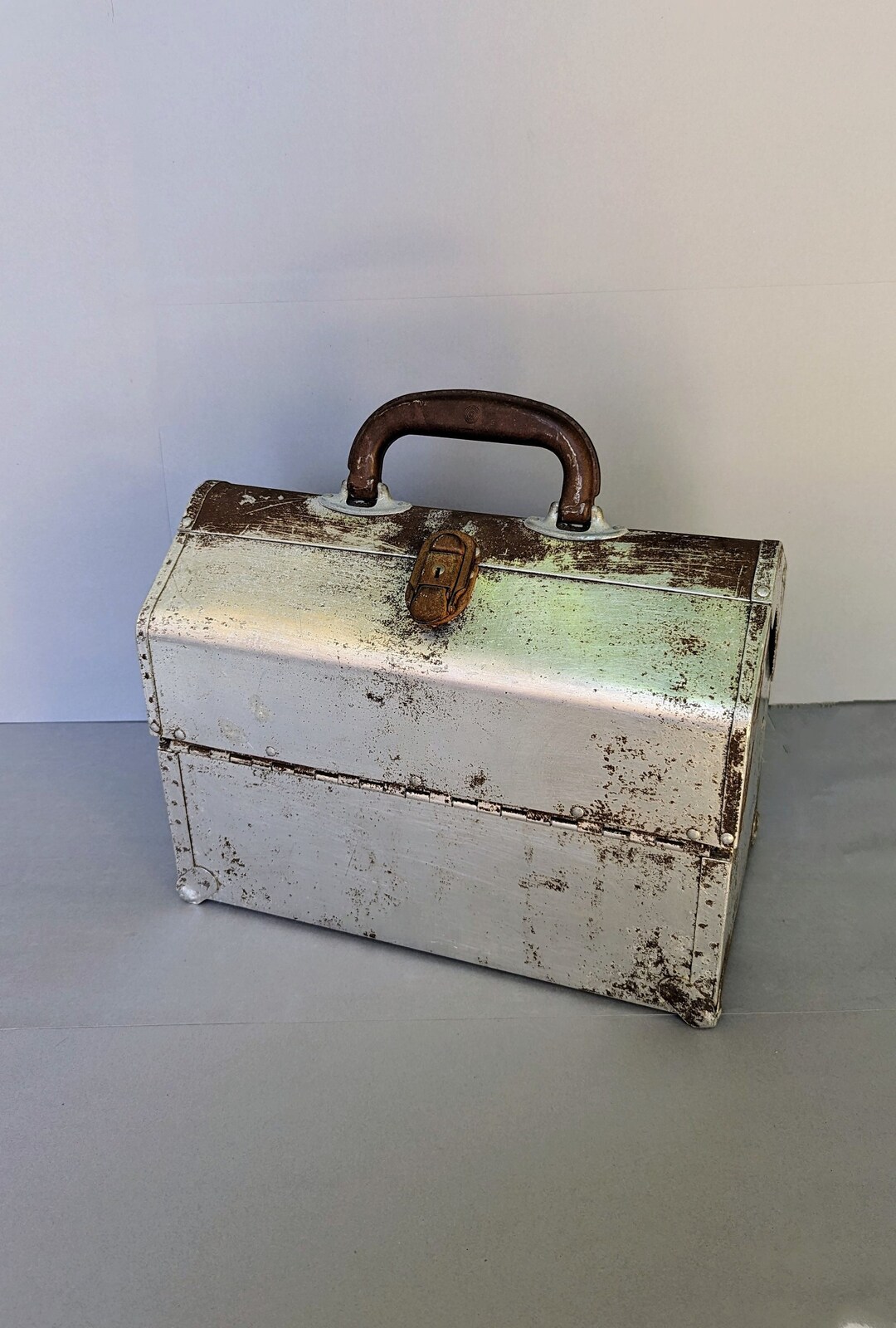 Vintage Tool Box Union Metal Fishing Tackle 1950's - Etsy