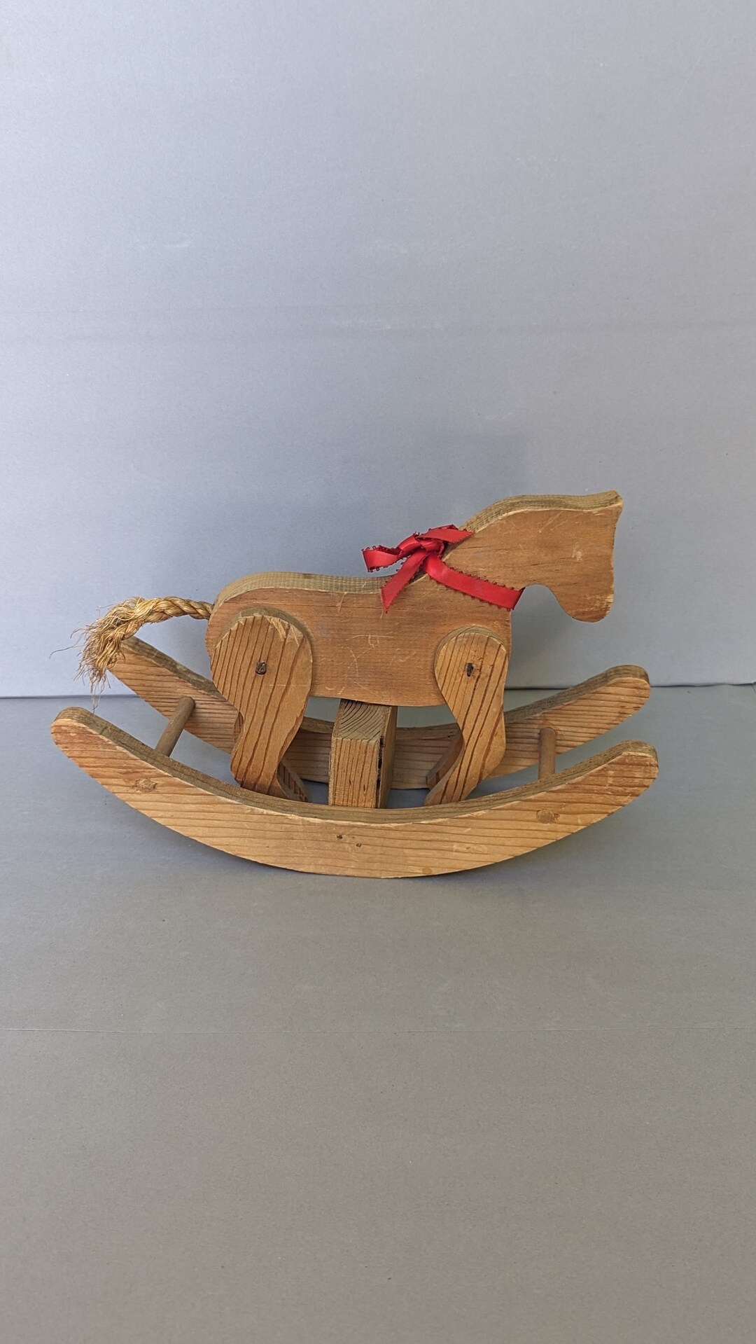 Vintage Small Wooden Rocking Horse Toy With Moveable Legs - Etsy