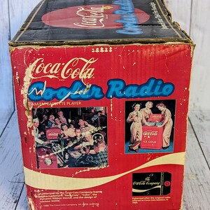 Vintage Coca-cola Cooler Portable AM/FM Radio & CD Player - Etsy