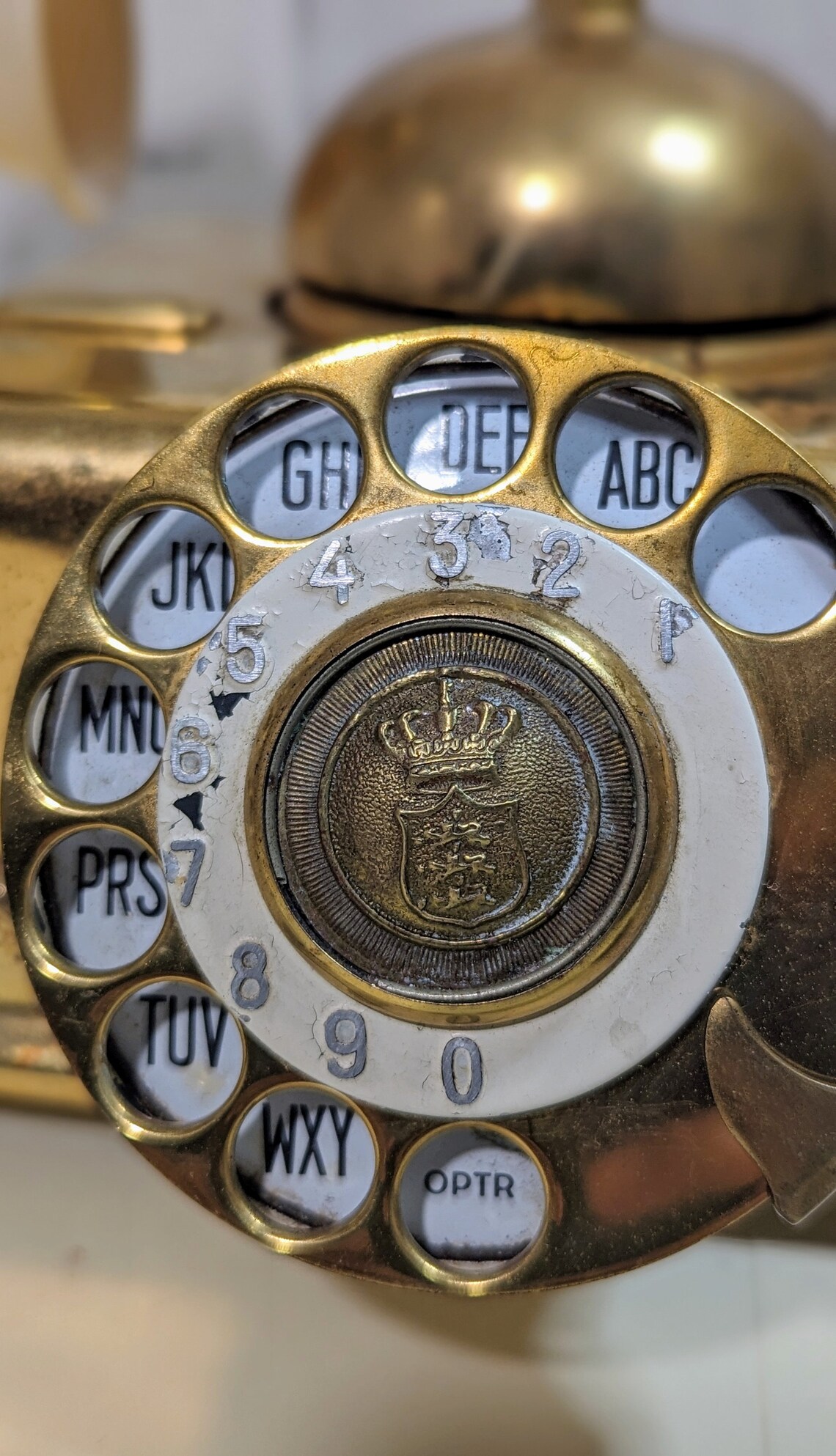 Antique 1920's French Style Boudoir Rotary Telephone Made in Denmark - Etsy