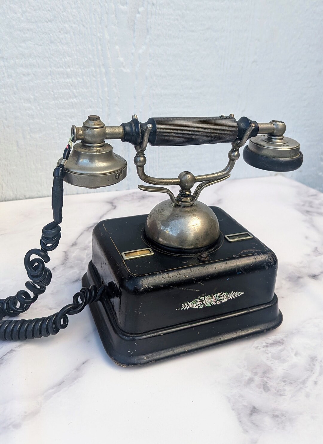 Antique 1920's Danish Telephone - Etsy