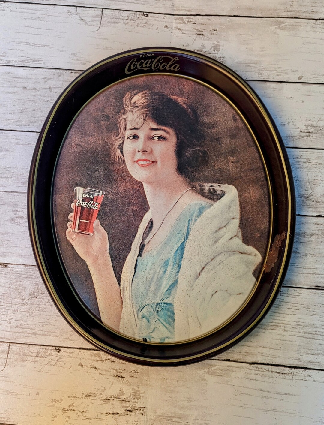 Vintage Coca Cola Metal Trays 1980's - Etsy