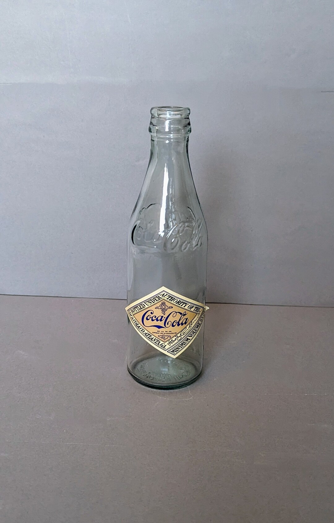 Vintage Coca-cola Commemorative Replica Bottle 1900 - Etsy