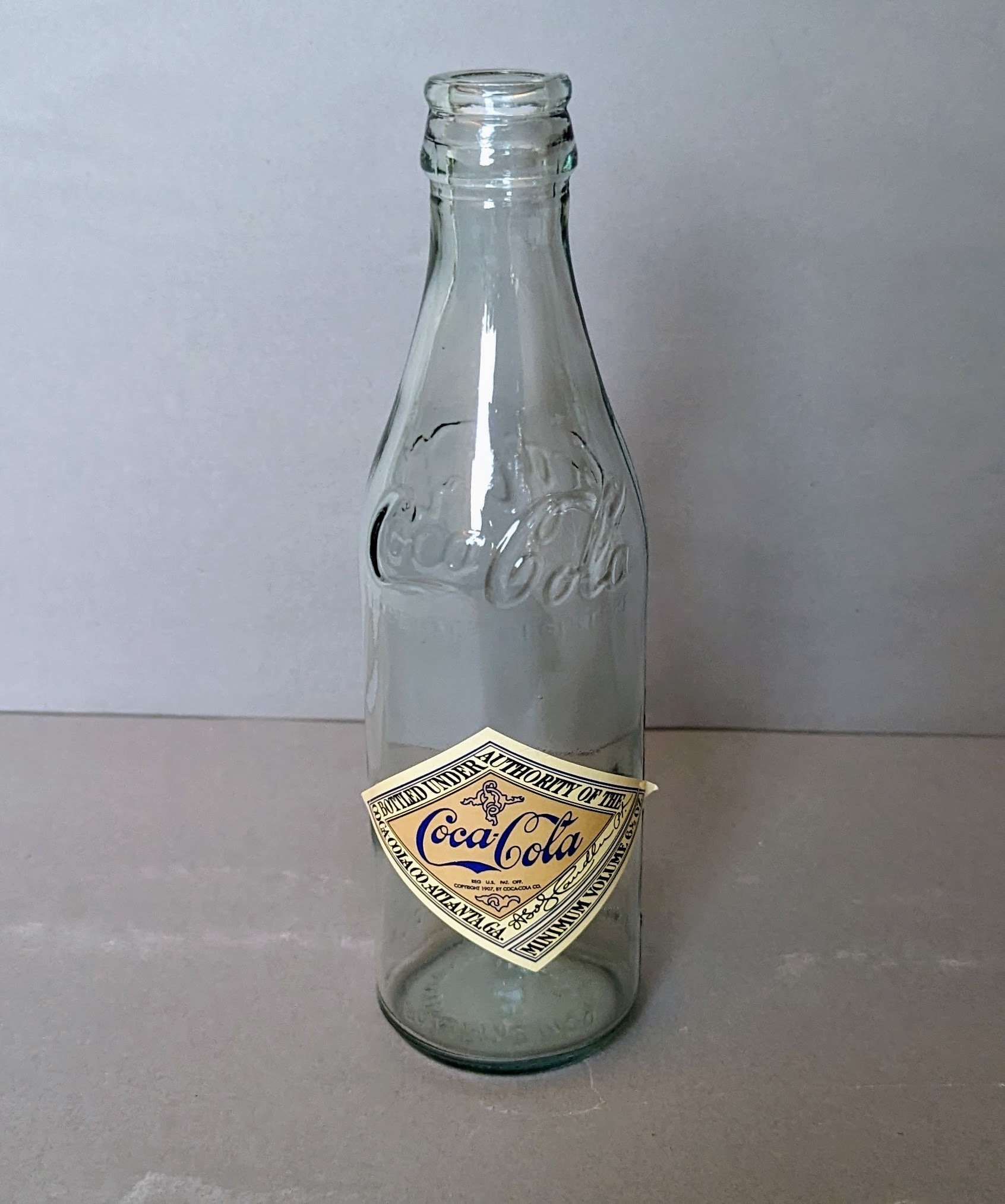 Vintage Coca-cola Commemorative Replica Bottle 1900 - Etsy