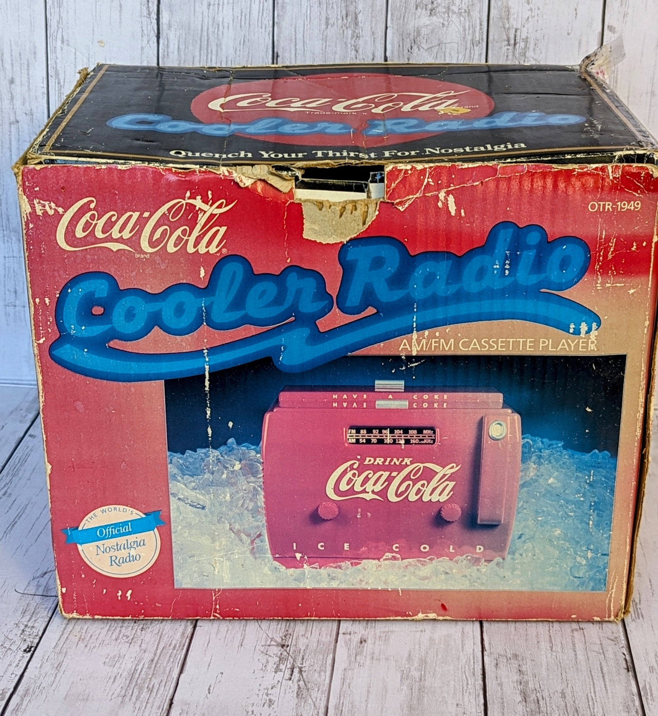 Vintage Coca-cola Cooler Portable AM/FM Radio & CD Player - Etsy