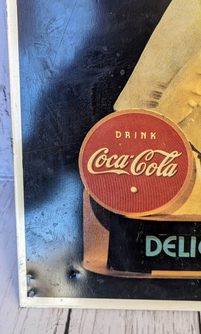 Vintage Coca Cola 1989 Coke Signs - Etsy