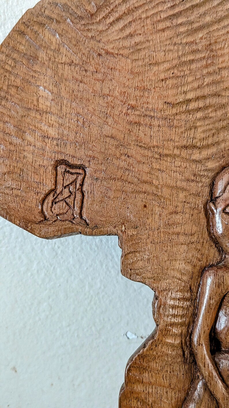 Hand Carved Wood African Continent Ethnic Storyboard Carving - Etsy