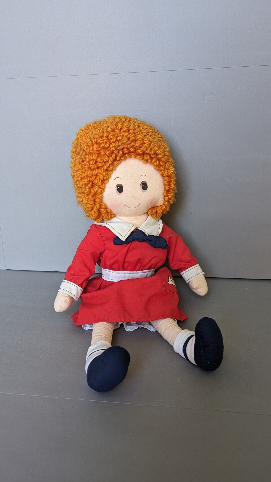 Vintage Annie Rag Doll by Knickerbocker Movie Character 1982 - Etsy