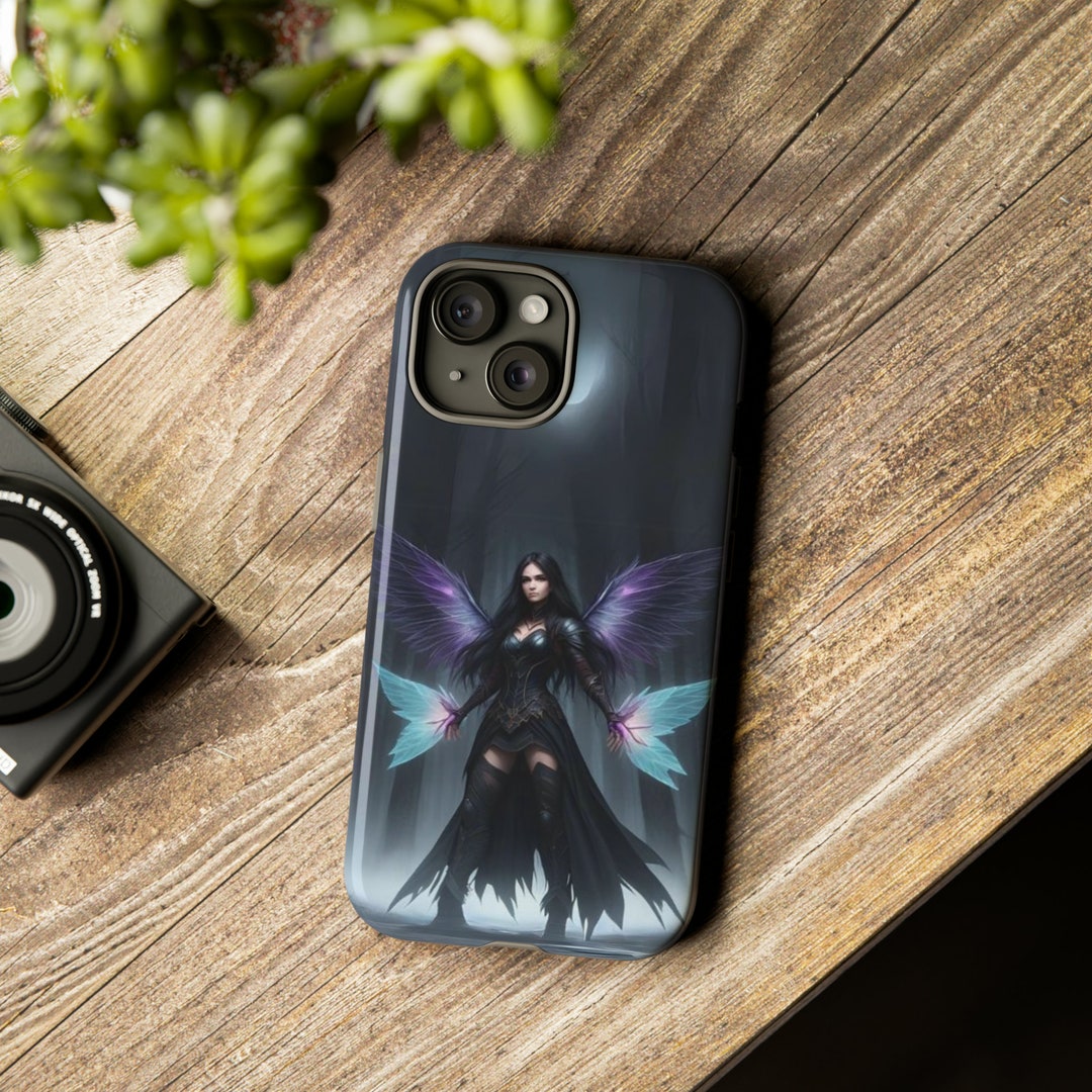 Neon Dark Fairy of the Forest Cell Phone Case Mobile Phone - Etsy