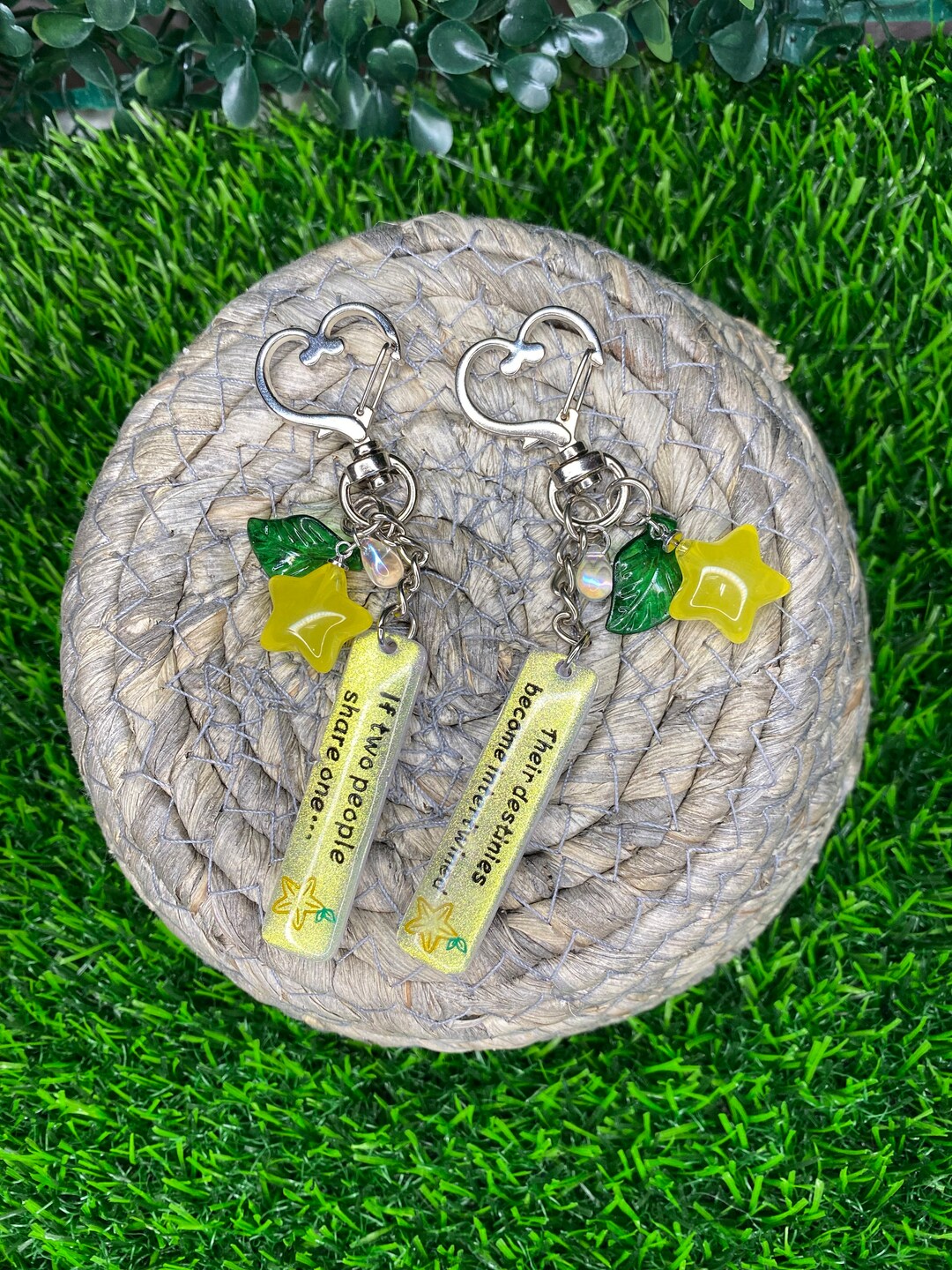 One Sky One Destiny Couples Keychain Resin Charms - Gift for Best ...