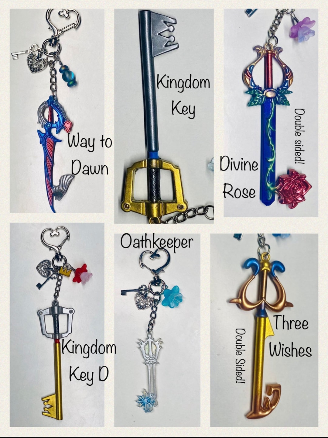 Kingdom Key-chain Resin Charm - Etsy
