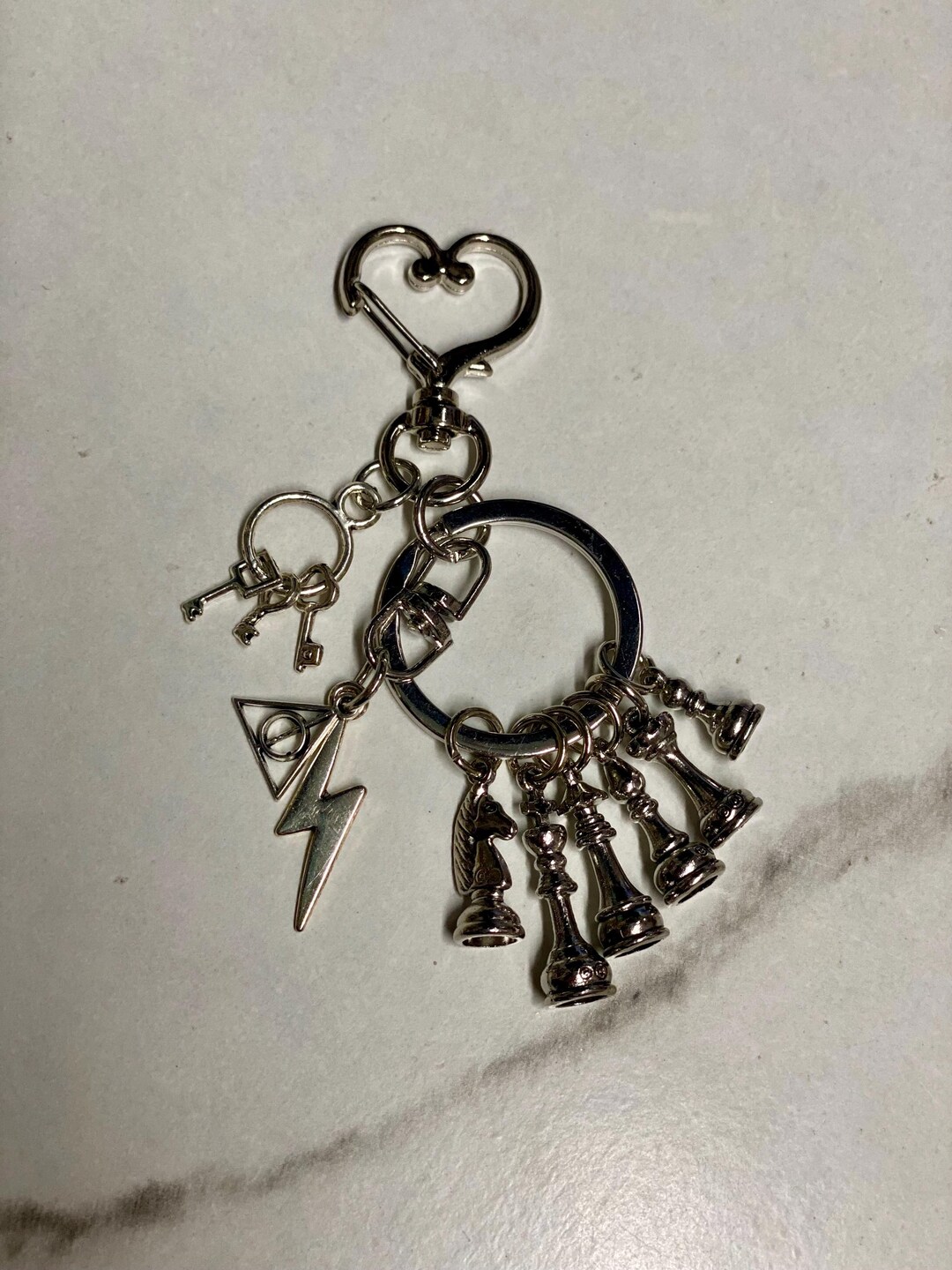 HP Inspired Wizards Chess Keychain - Gift for Friends - Etsy