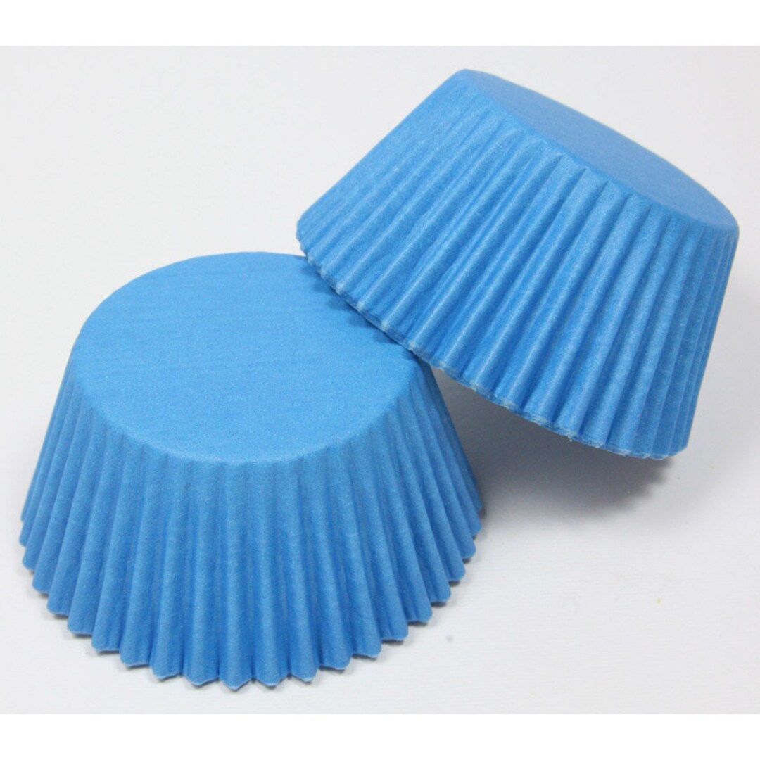 Cupcake Cases- Blue. High Quality Cake Cases That Won't Fade or Stick ...