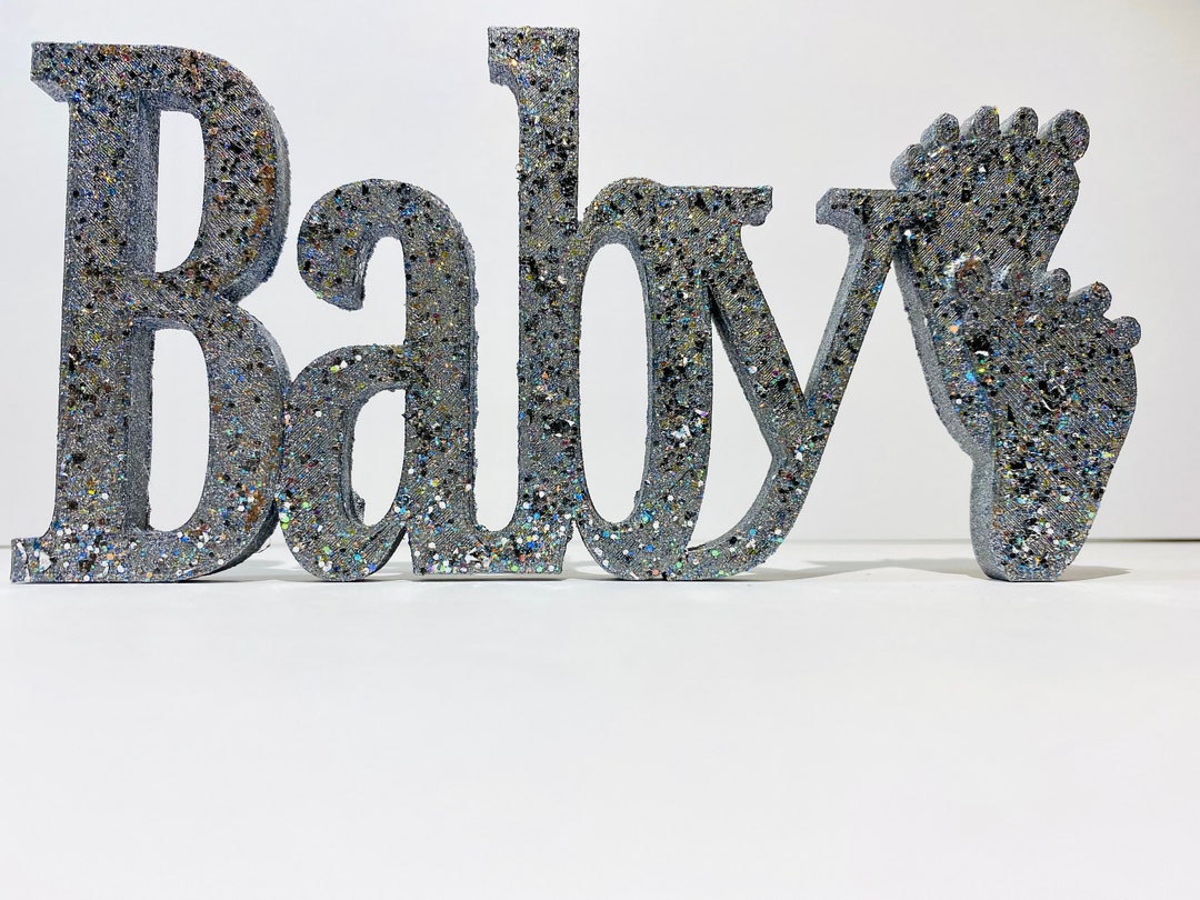3D Printed BABY Sign for Baby Showers and Nursey - Etsy