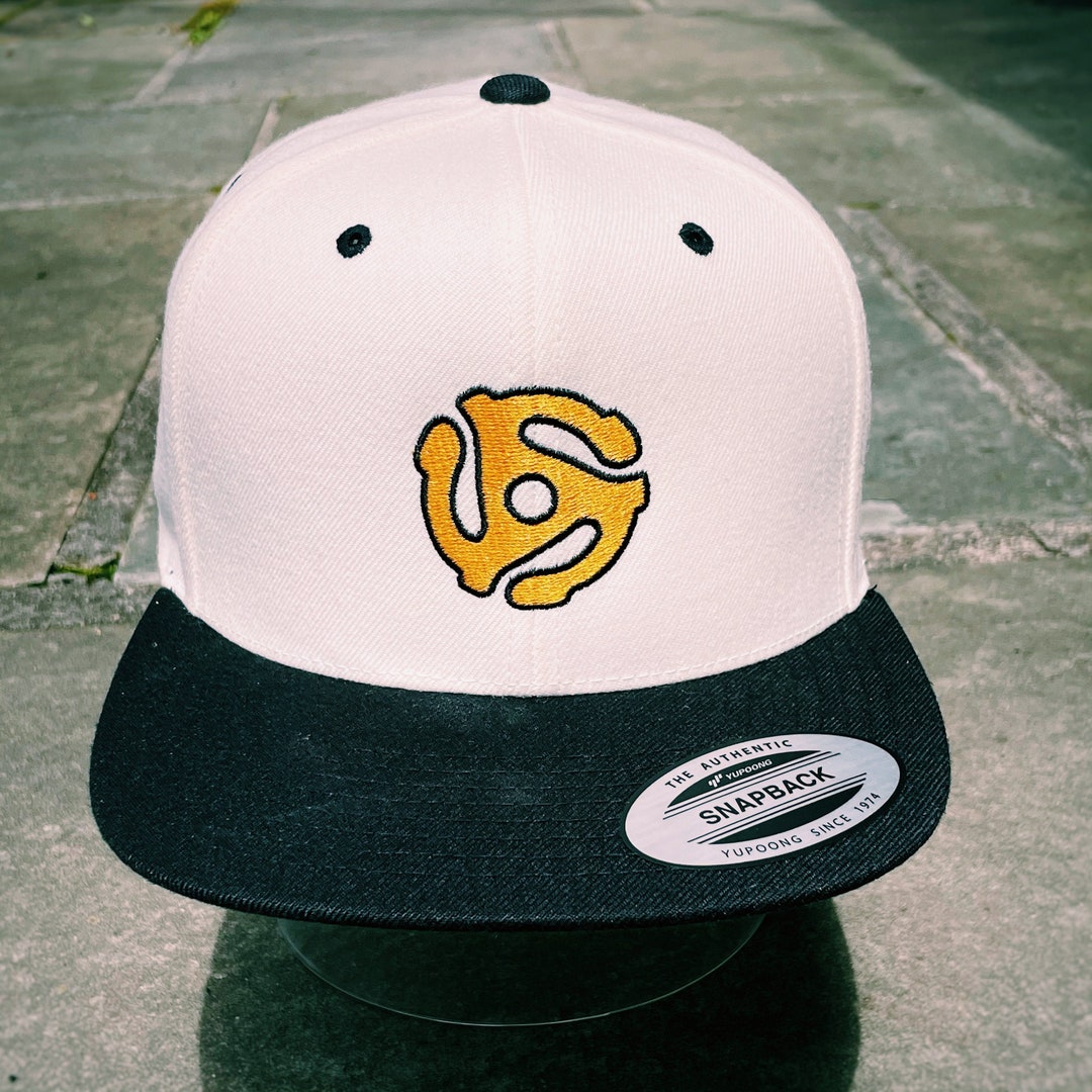 45rpm Adapter Embroidered Snapback Hat - Etsy