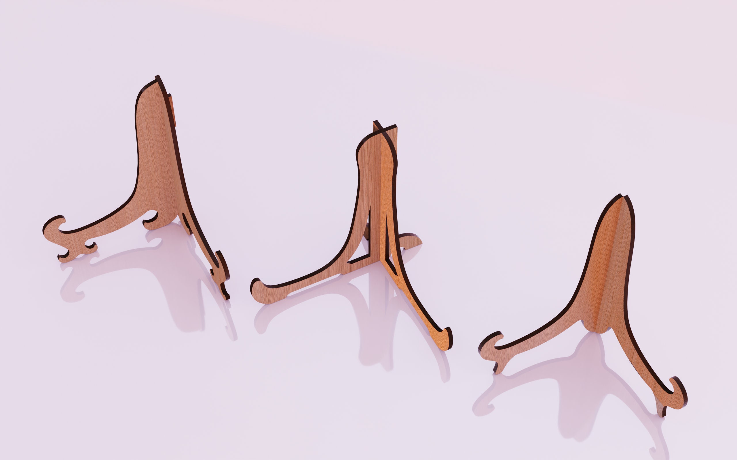 Frame Holder CNC Files for Wood svg, Dxf, Pdf, Eps, Ai - Etsy